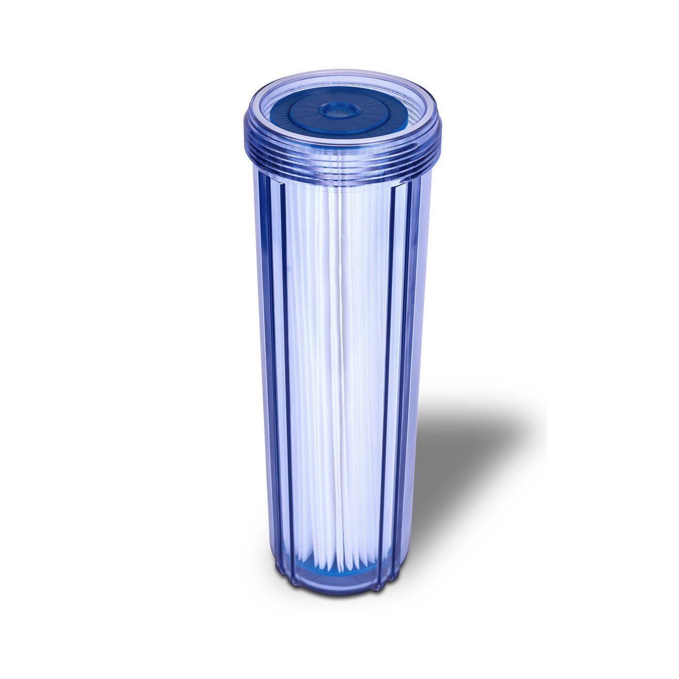 20 Inch Transparent 5 Micron Pleated Sediment Whole House Water Filter ...